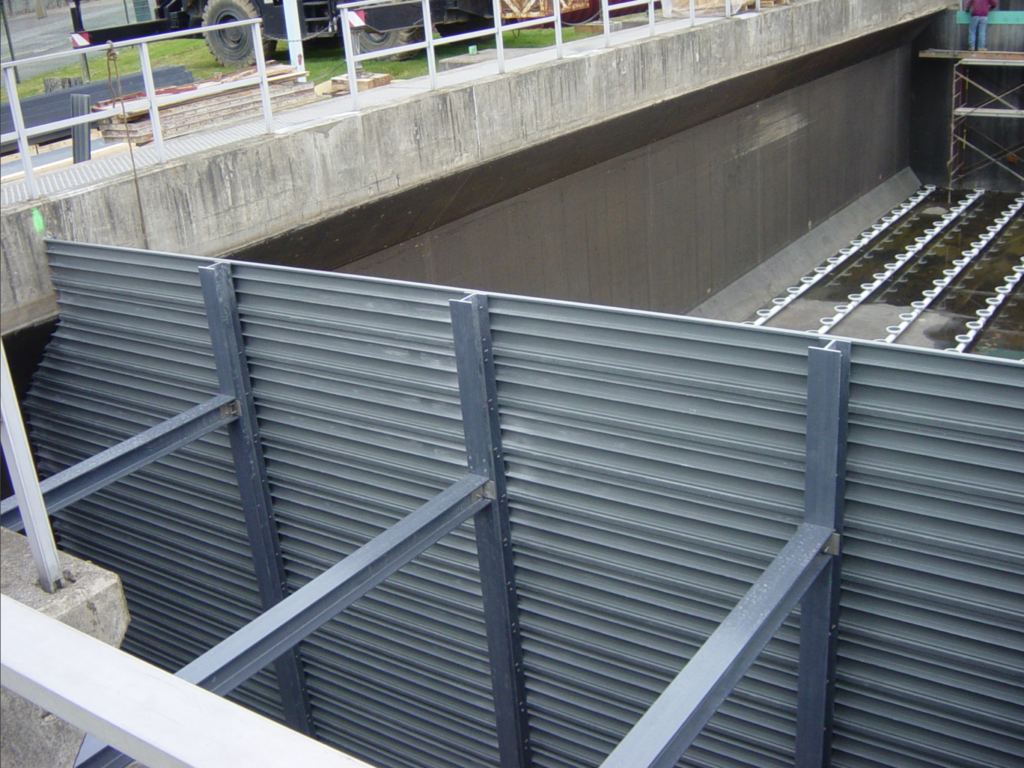 Fiberglass Reinforced Plastic Baffle Walls | Kappe Associates, Inc